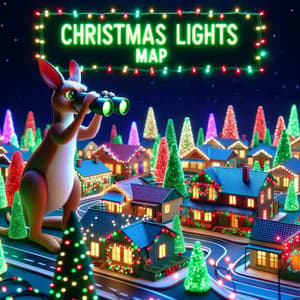 Ivanhoe Christmas Lights Displays: The Boulevard- Christmas Lights Map ...
