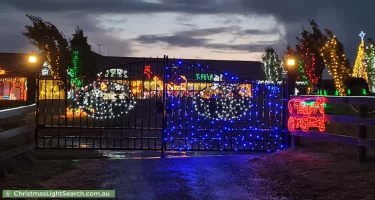 Pearcedale Christmas Lights Map and Lists: 610 North Road Display ...