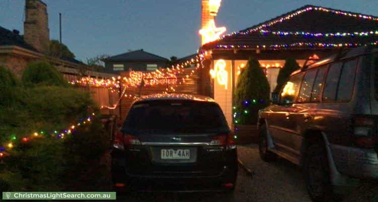 Fawkner Christmas Lights Map and Lists: 12 Dowling Street Display ...