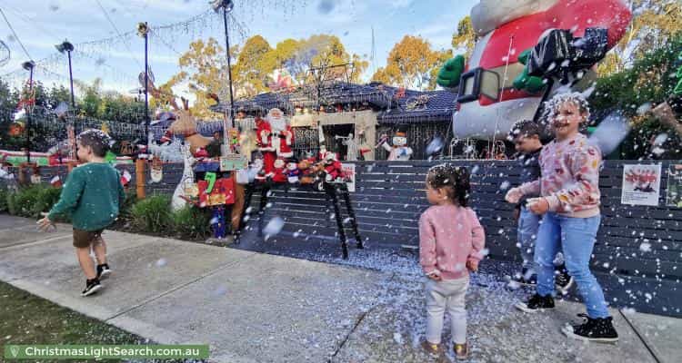 Croydon Christmas Lights Map and Lists: 50 Kincumber Drive Display ...