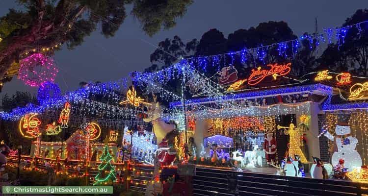 Croydon Christmas Lights Map and Lists: 50 Kincumber Drive Display ...