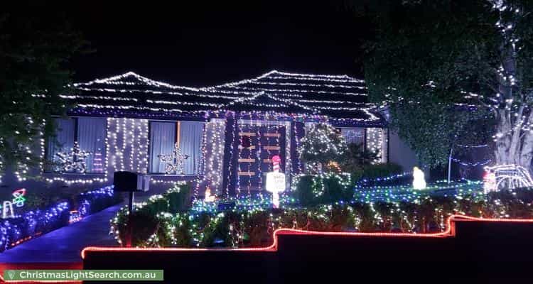 Croydon Christmas Lights Map and Lists: 5 Nuraylia Avenue Display ...