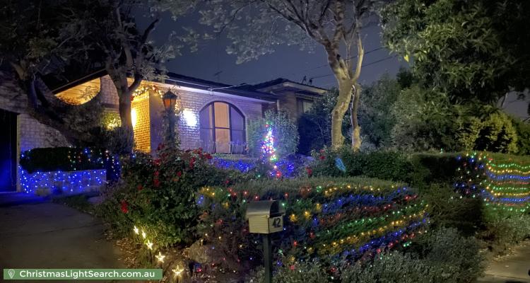 Viewbank Christmas Lights Map and Lists: 42 Duff Parade Display ...