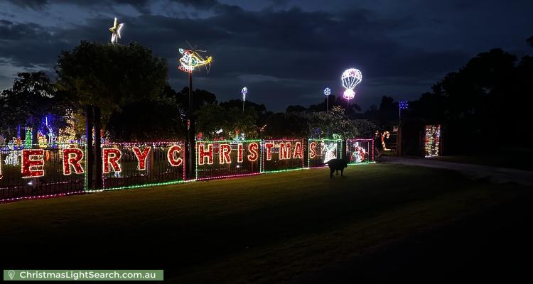 Nyora Christmas Lights Map and Lists: Hatchs Road Display - Christmas ...