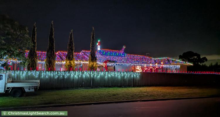 Delahey Christmas Lights Map and Lists: 2 Sorghum Way Display ...